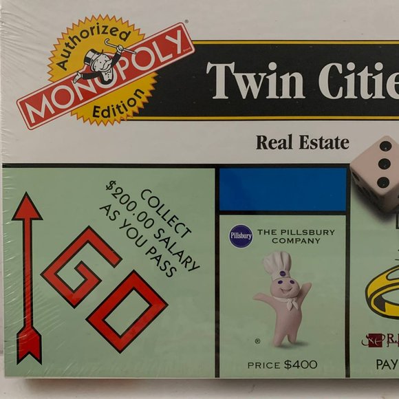 Hasbro | Games | Vintage Monopoly Twin Cities Edition 997 Board Game ...